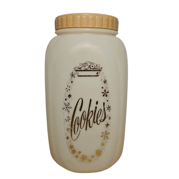 Kitchen | Vintage Plastic Cookie Jar Container With Lid | Poshmark